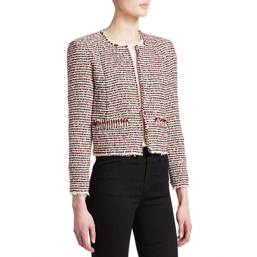 Iro Ladies Riona Jacket Red/White, Size 34 126447-Red/White-34 ...