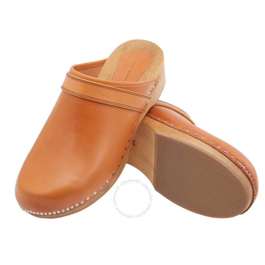 Isabel Marant Ladies Beige Thalie Leather Clogs, Brand Size 37 (US Size ...