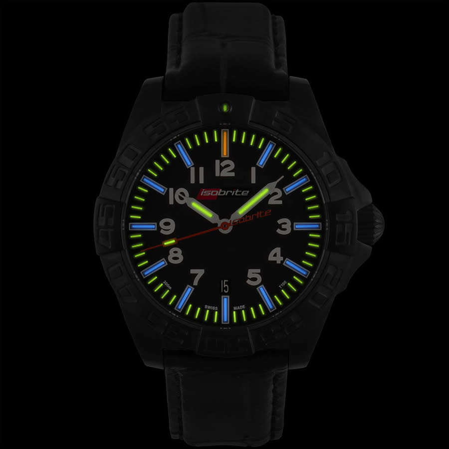 Isobrite Executive (T100 Tritium Illuminated) Automatic Black Dial Men ...