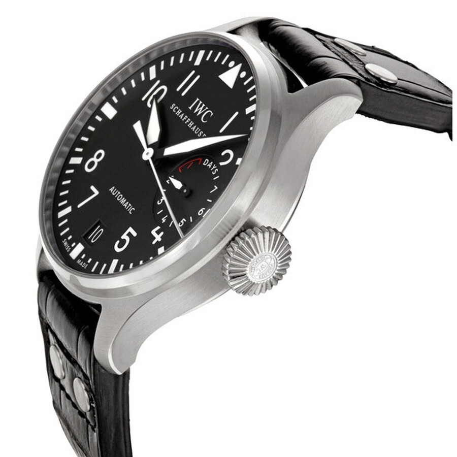 IWC Classic Pilot Big Steel Black Men's Watch IW500401 7640127771662 ...