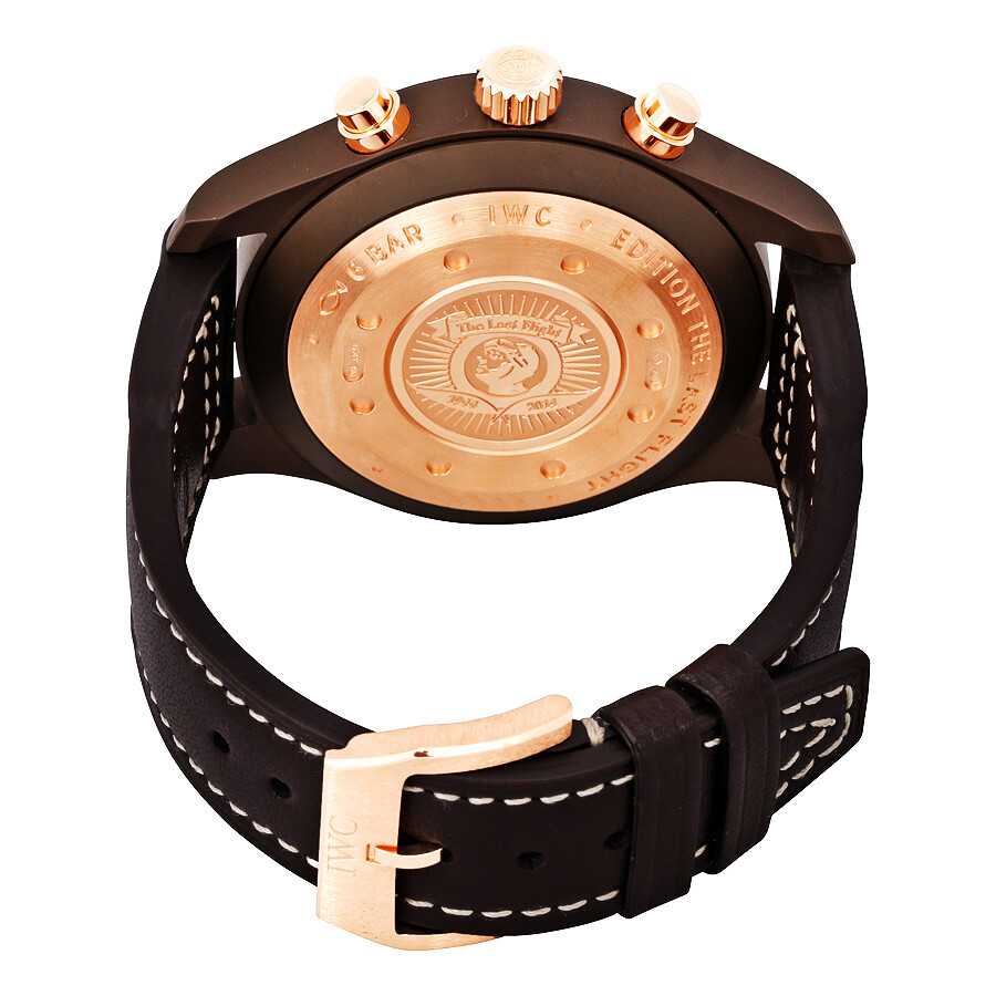 IWC Pilot Brown Dial Chronograph Automatic Men's Watch IW388006 ...