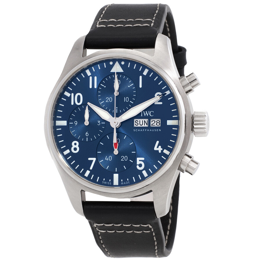 IWC Pilot Chronograph Automatic Blue Dial Men's Watch IW388101BK ...