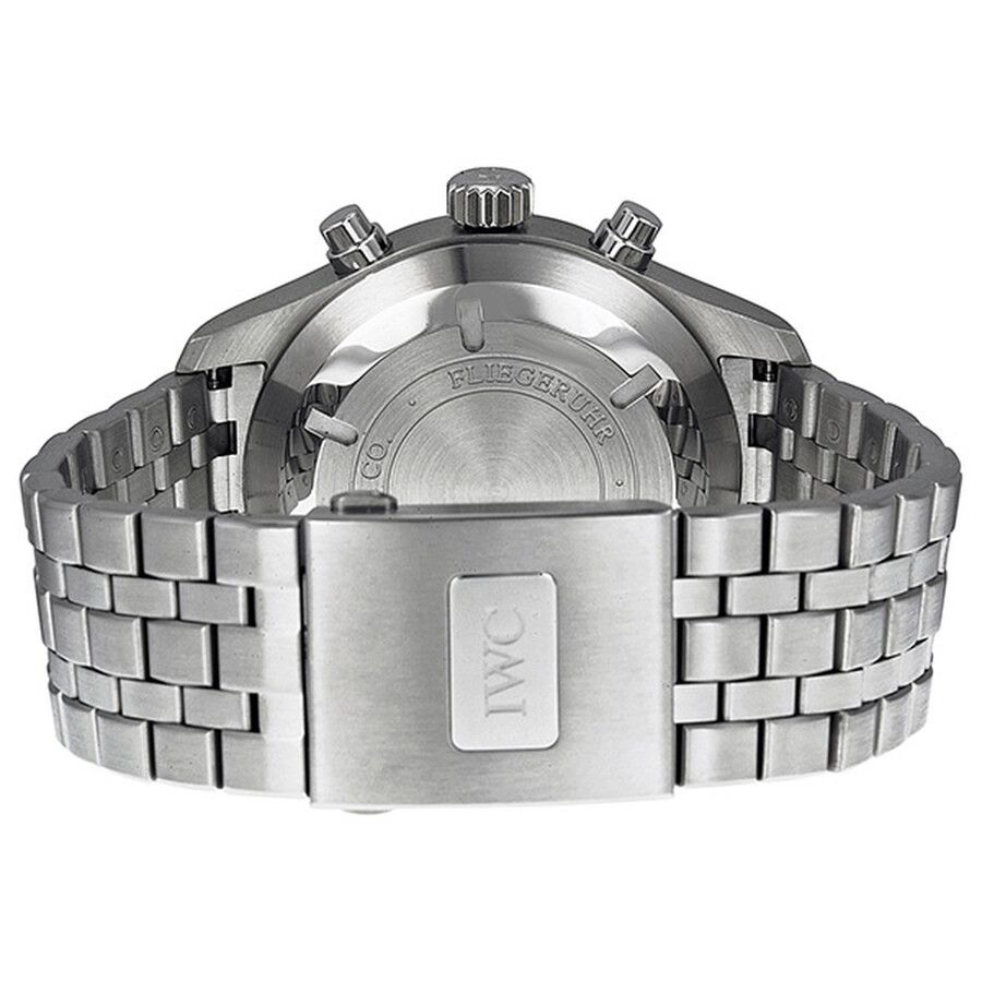 IWC Pilots Chronograph Automatic Stainless Steel Men's Watch IW377704 ...