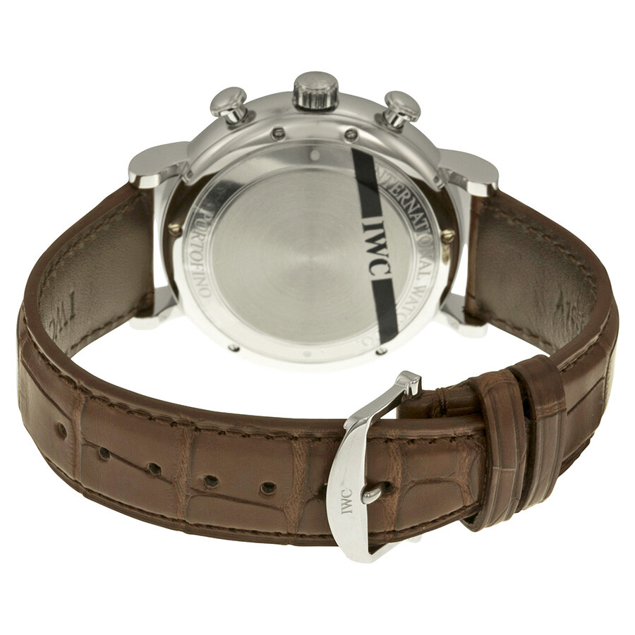IWC Portofino Automatic Chronograph Silver Dial Men's Watch IW391007 ...