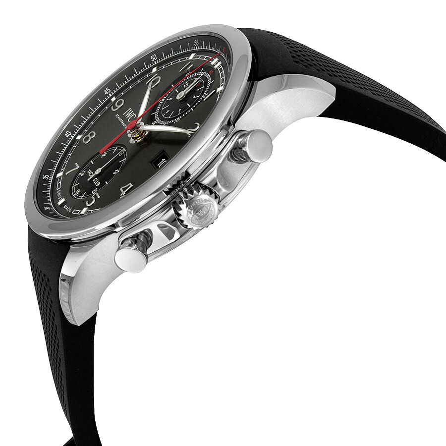 IWC Portugieser Yacht Club Automatic Anthracite Dial Black Rubber Men's ...