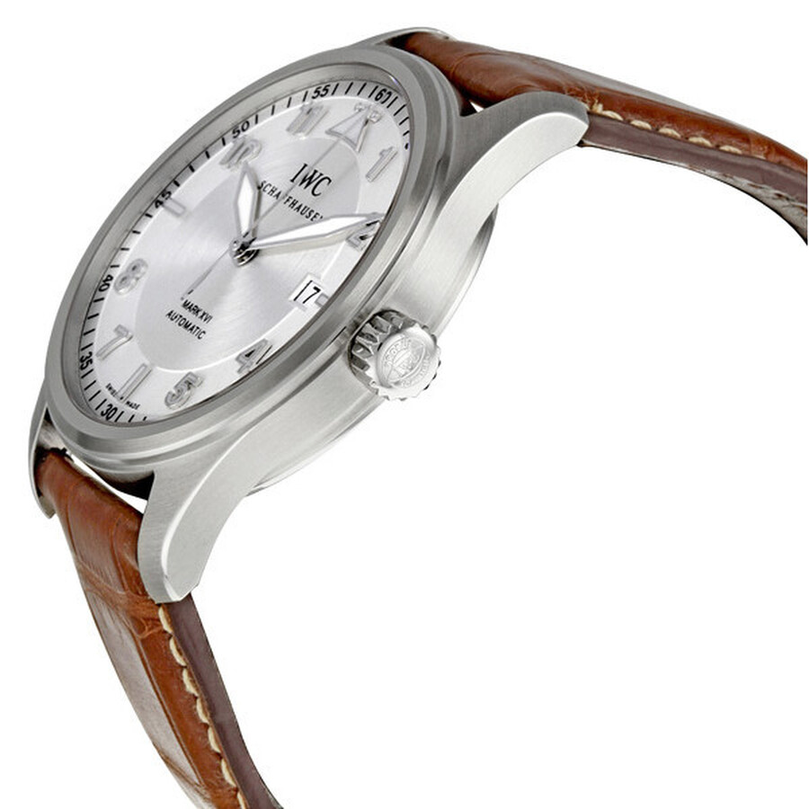 IWC Spitfire Pilot Mark XVI Steel Brown Men's Watch IW325502 ...