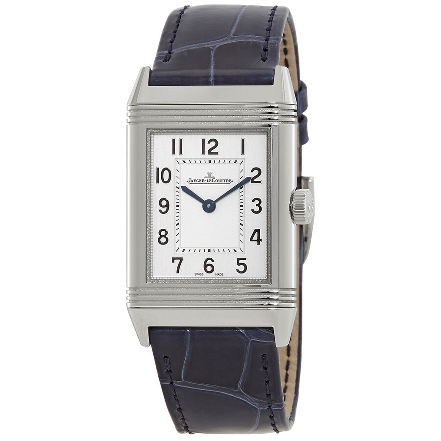 Jaeger LeCoultre Reverso Classic Quartz Silver Dial Ladies Watch ...