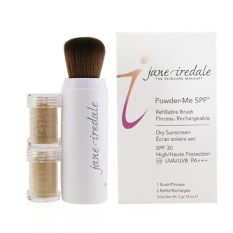 Jane Iredale Ladies Powder Me Refillable Brush (1x Brush, 2x Refills ...