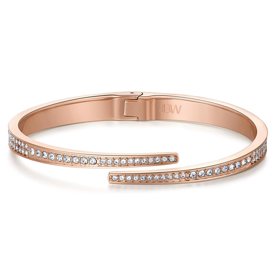 Jbw Cristal 28 Jewelry Set Rose Gold-tone Dial Ladies Watch J6387-SetB ...