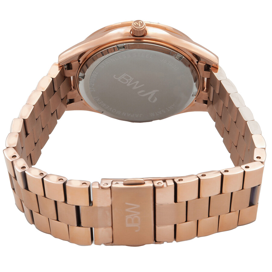 Jbw Mondrian Jewelry Set Rose Gold-tone Dial Ladies Watch J6303-SetC ...