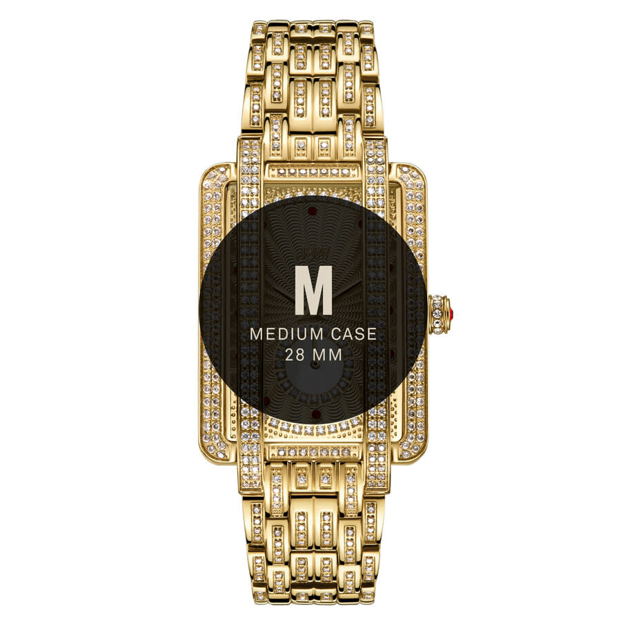 Jbw Platinum Series Diamond Gold-tone Dial Ladies Watch PS505A ...