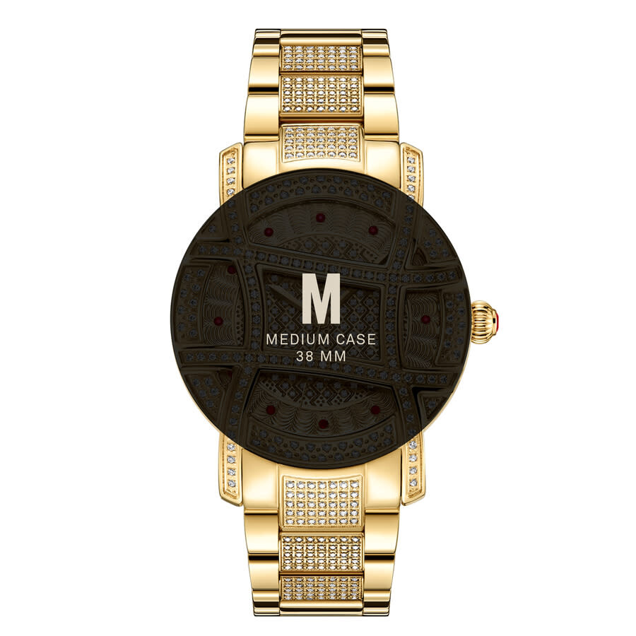 Jbw Platinum Series Diamond Gold-tone Dial Ladies Watch PS510A ...