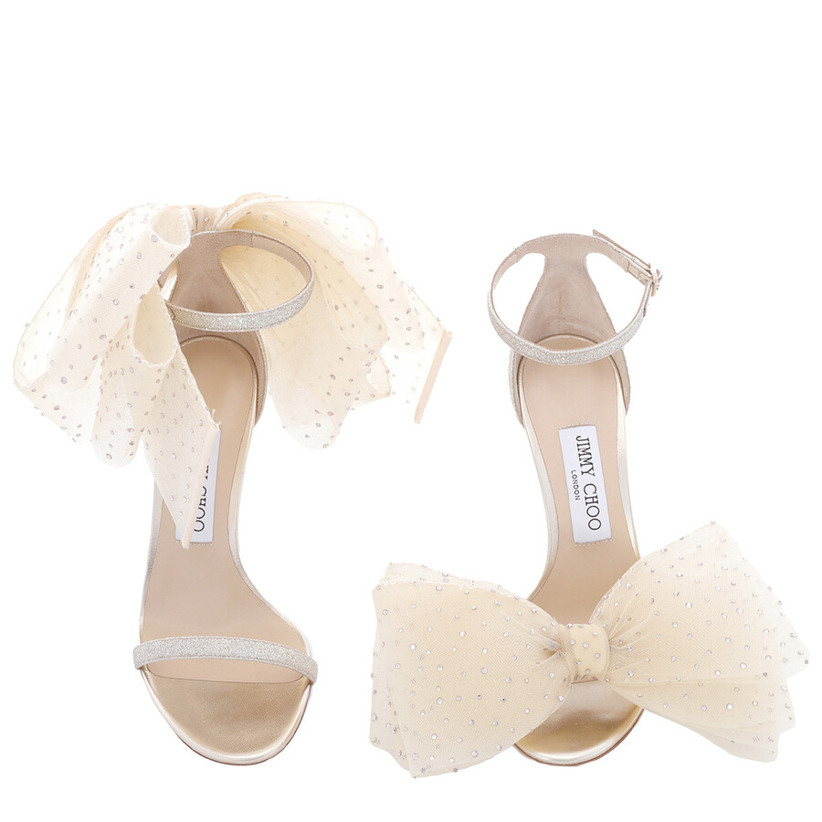 Jimmy Choo Aveline 100 High Heel Sandals, Brand Size 37 ( US Size 7 ) AVELINE 100 BKO - Shoes ...