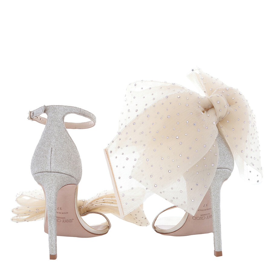 Jimmy Choo Aveline 100 High Heel Sandals, Brand Size 37 ( US Size 7 ) AVELINE 100 BKO - Shoes ...