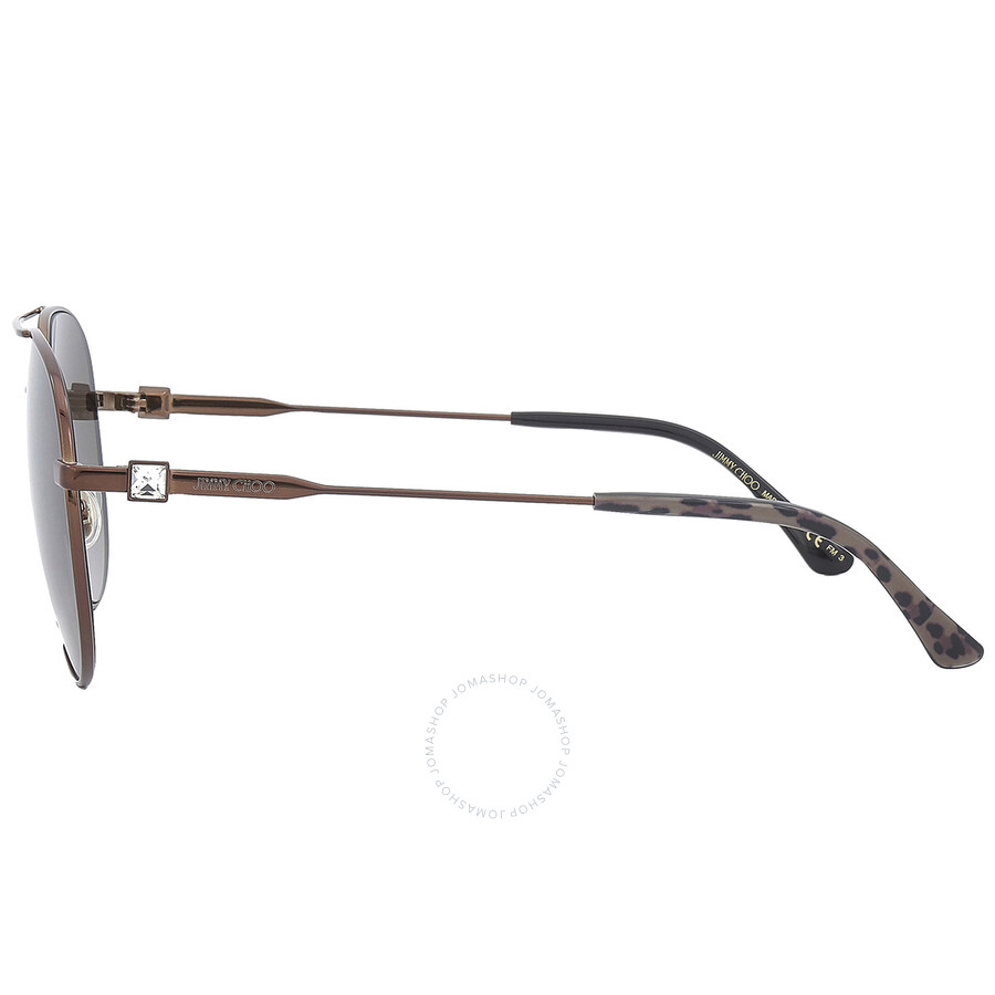 Jimmy Choo Brown Gradient Pilot Ladies Sunglasses Ollys 0j7d 60