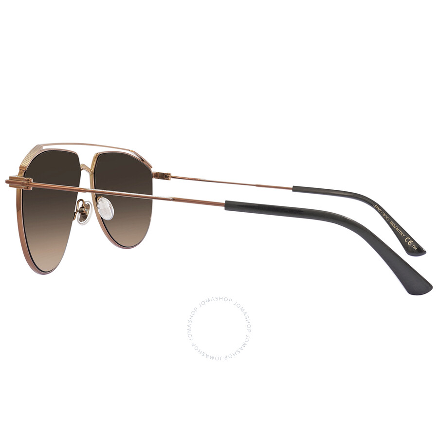 Jimmy Choo Brown Gradient Pilot Mens Sunglasses Lexs 009qha 59