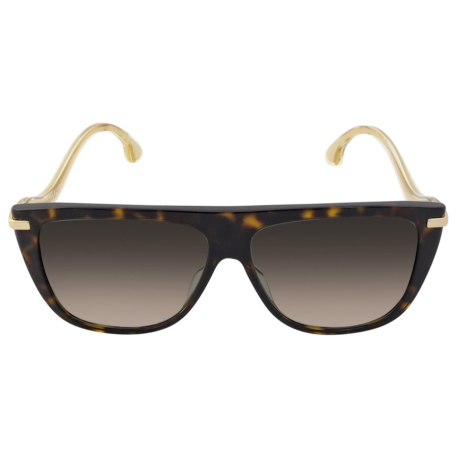 Jimmy Choo Brown Gradient Rectangular Ladies Sunglasses SUVI/S 0086/HA 58 716736229096 ...