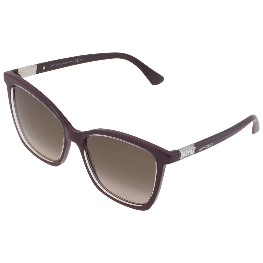 Jimmy Choo Brown Gradient Square Ladies Sunglasses Alis 0lhfha 56