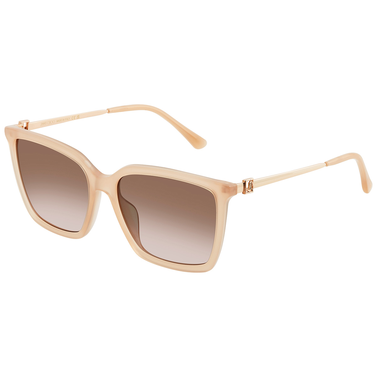 Jimmy Choo Brown Square Ladies Sunglasses -17-145 TOTTA/G/S 0FWM/HA 56 ...
