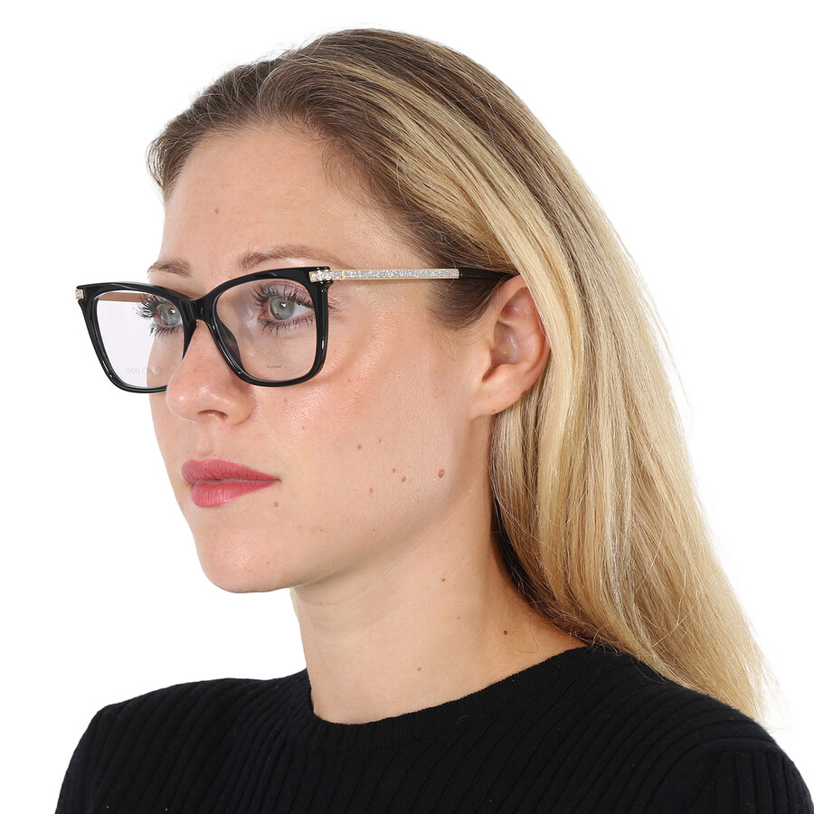 Jimmy Choo Demo Cat Eye Ladies Eyeglasses JC353 0807 53 827886003303 - Eyeglasses - Jomashop