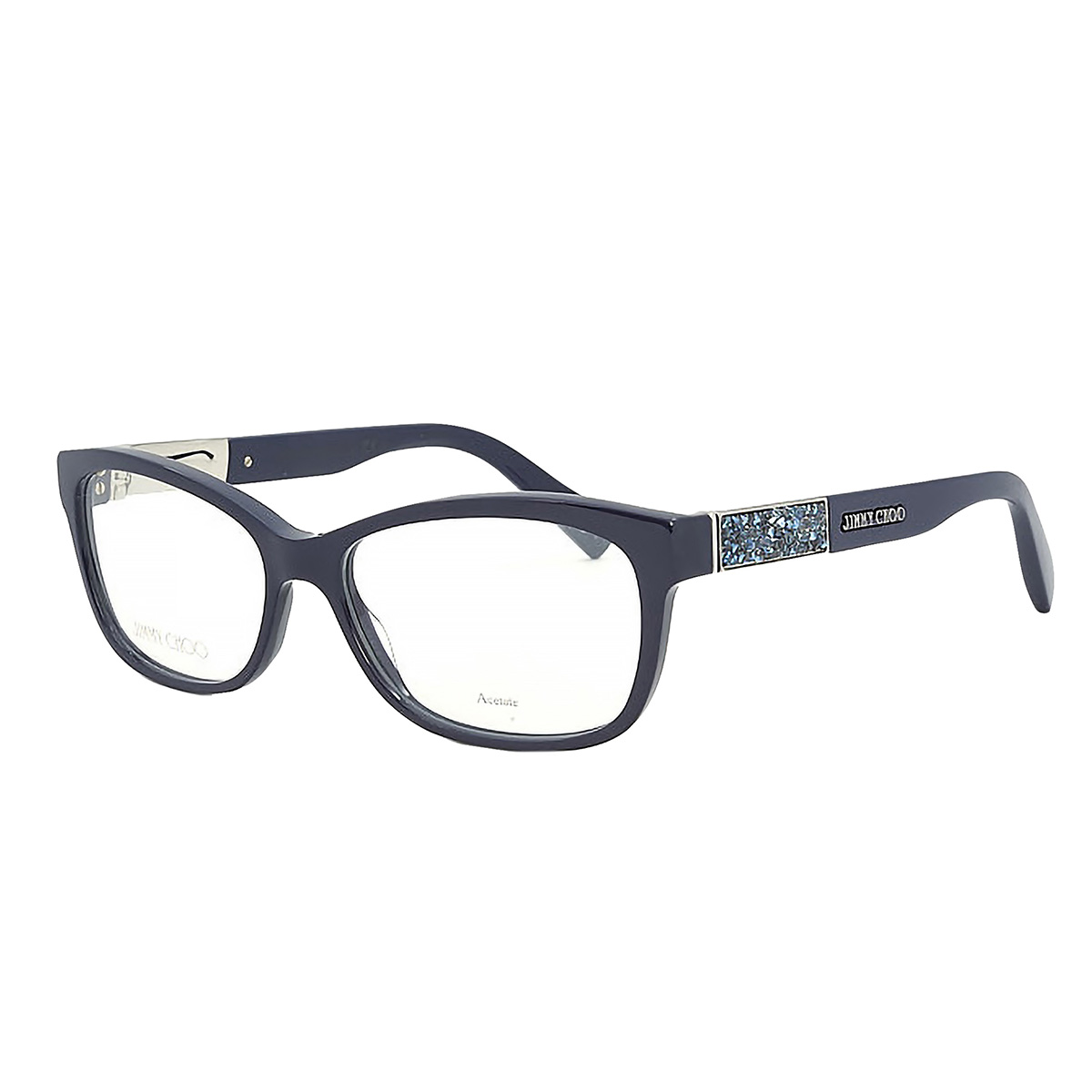 Jimmy Choo Demo Rectangular Ladies Eyeglasses JC110 02KV 53 ...