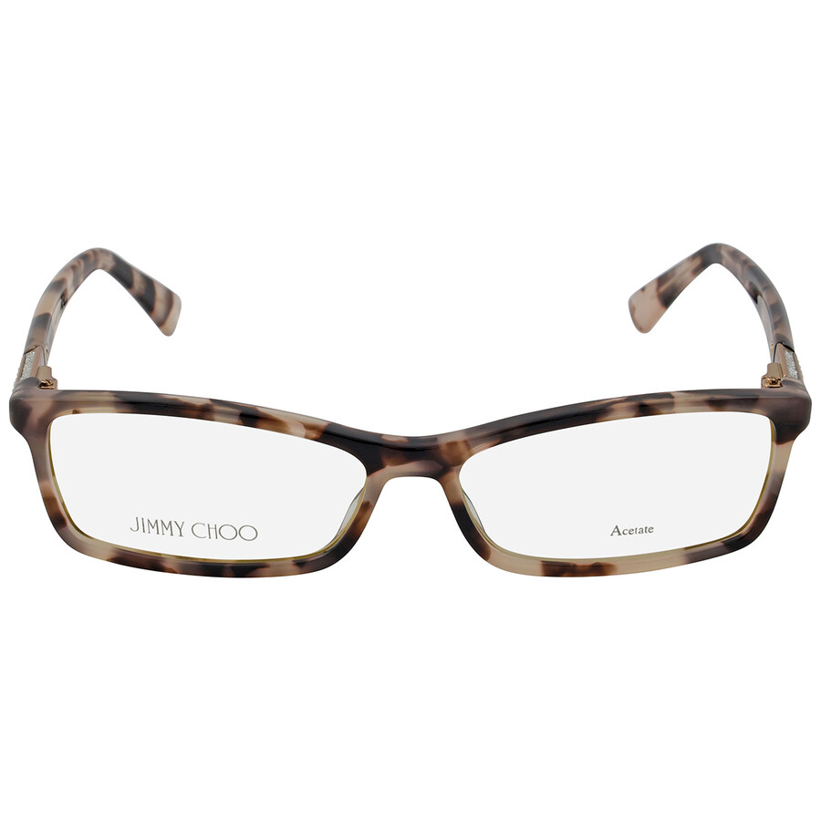 Jimmy Choo Demo Rectangular Ladies Eyeglasses JC283 0HT8 53 ...