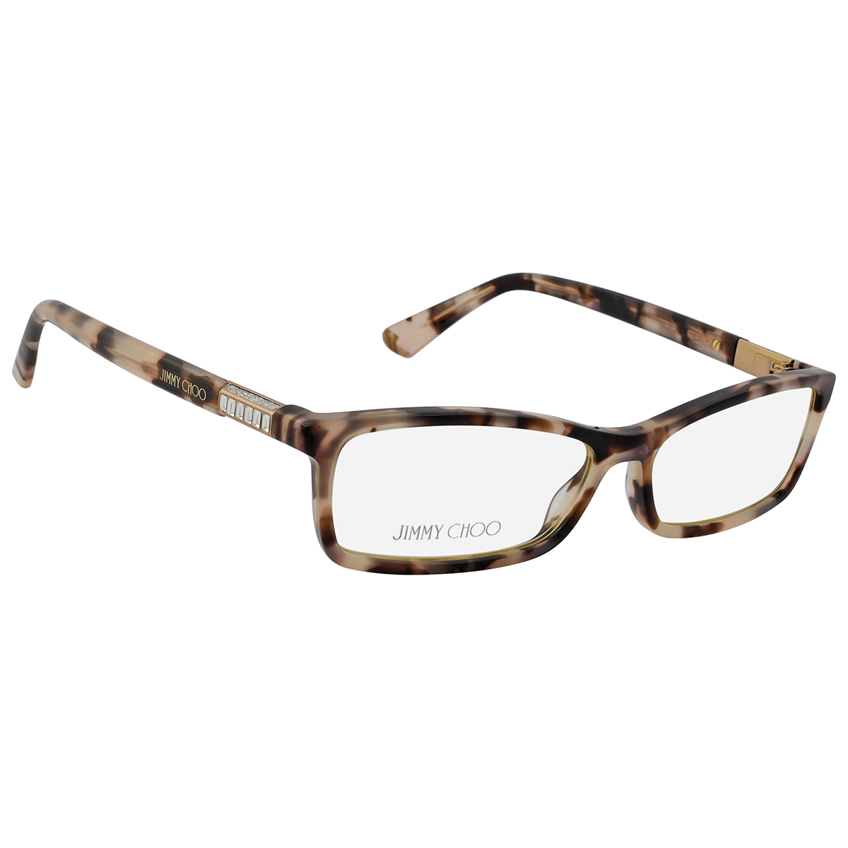 Jimmy Choo Demo Rectangular Ladies Eyeglasses JC283 0HT8 53 ...