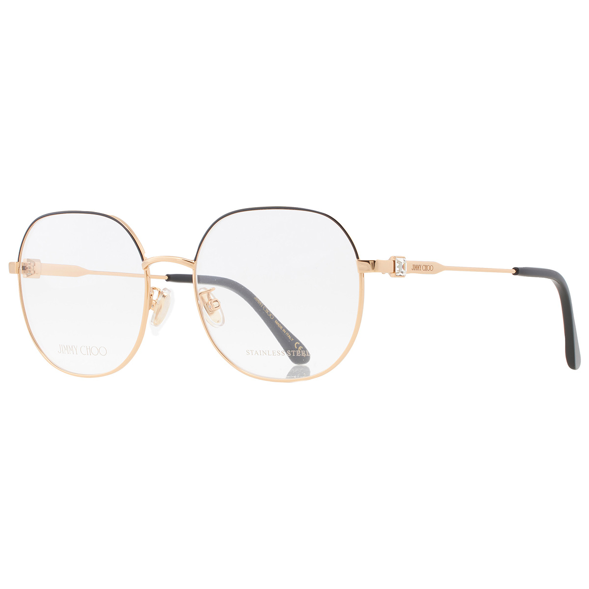 Jimmy Choo Demo Square Ladies Eyeglasses JC305/G 02M2 55 716736350066 ...