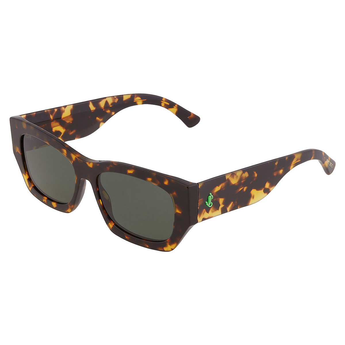 Jimmy Choo Green Rectangular Ladies Sunglasses CAMI/S 0086/QT 56 ...