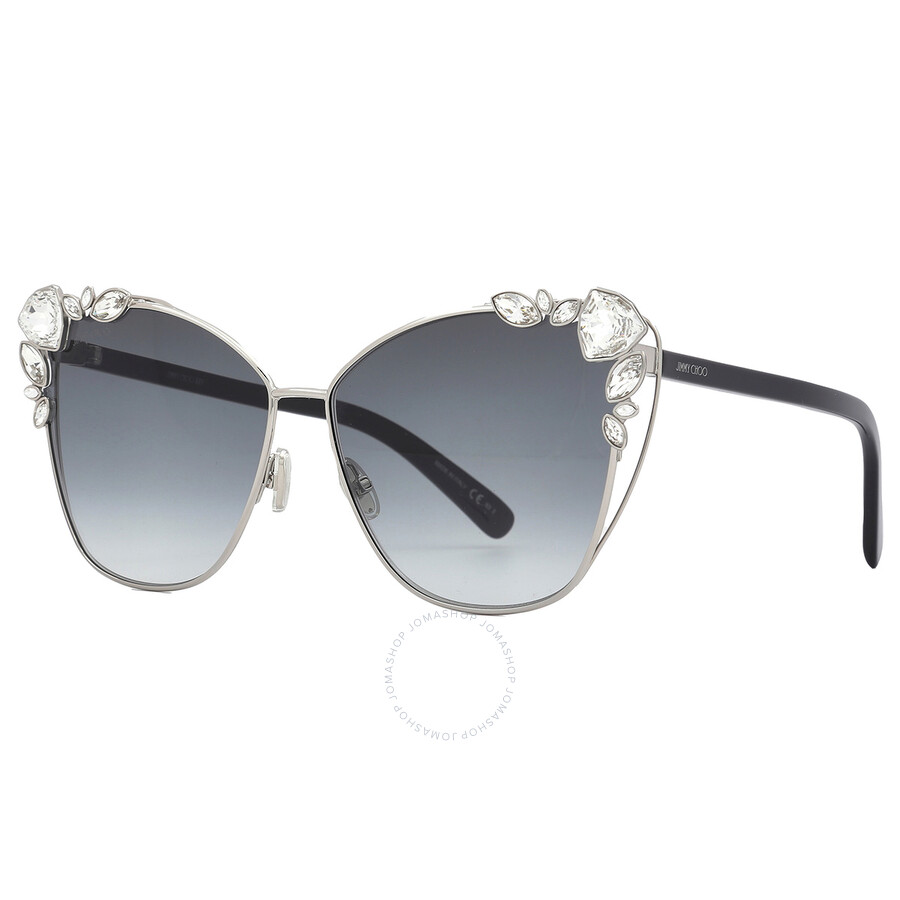 Jimmy Choo Grey Gradient Cat Eye Ladies Sunglasses KYLA/S 25TH 0010/9O 61 716736437002 ...