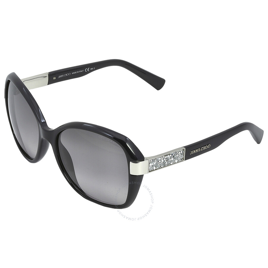 Jimmy Choo Grey Gradient Square Ladies Sunglasses Alanas 0d28eu 57