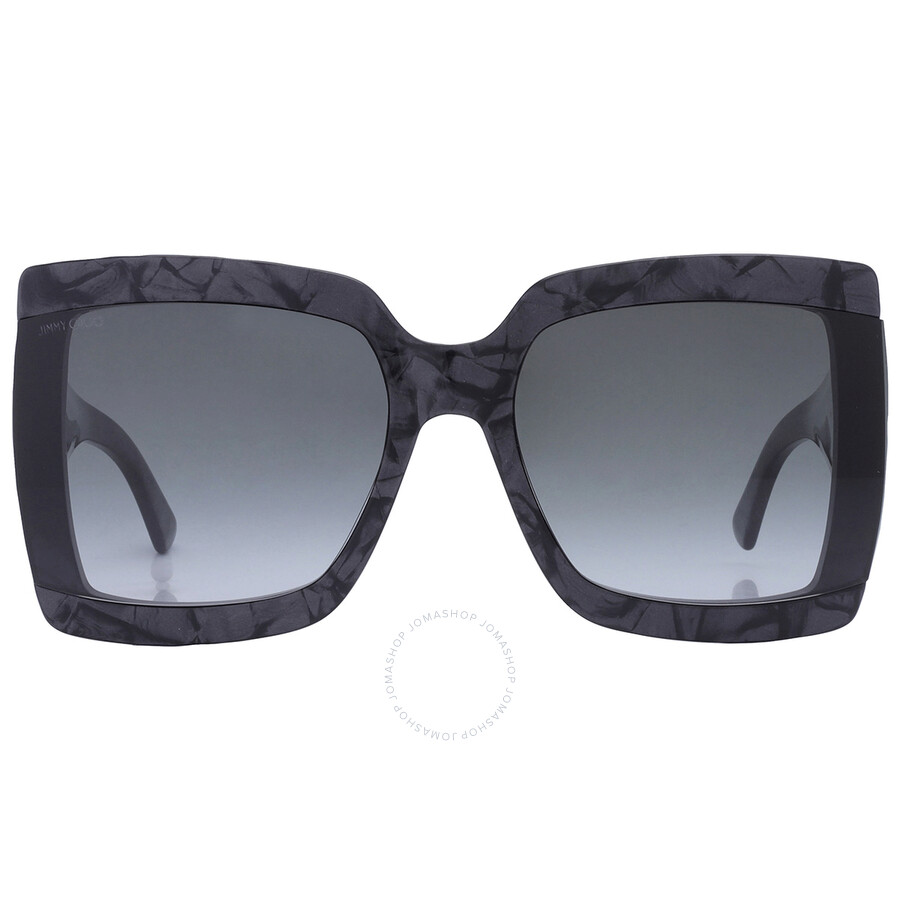 Jimmy Choo Grey Gradient Square Ladies Sunglasses Reneens 0c8w9o 61