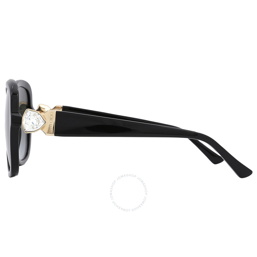 Jimmy Choo Grey Gradient Square Ladies Sunglasses Sadies 08079o 56 716736411194 Sunglasses