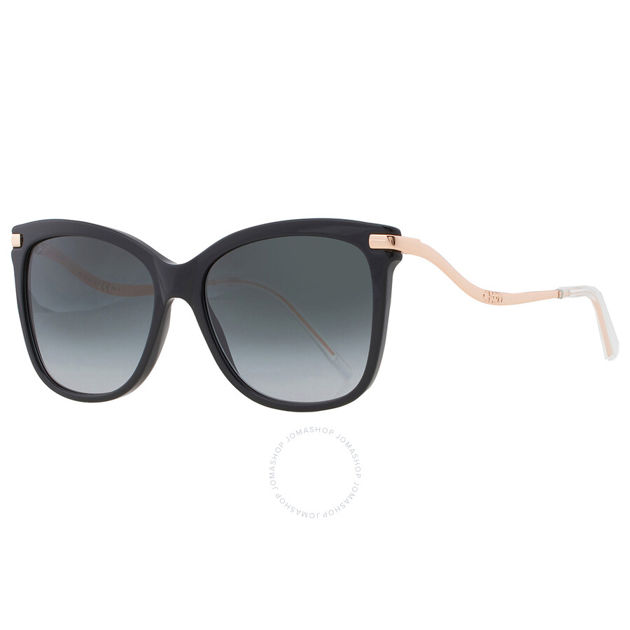Jimmy Choo Grey Gradient Square Ladies Sunglasses Steffs 08079o 55