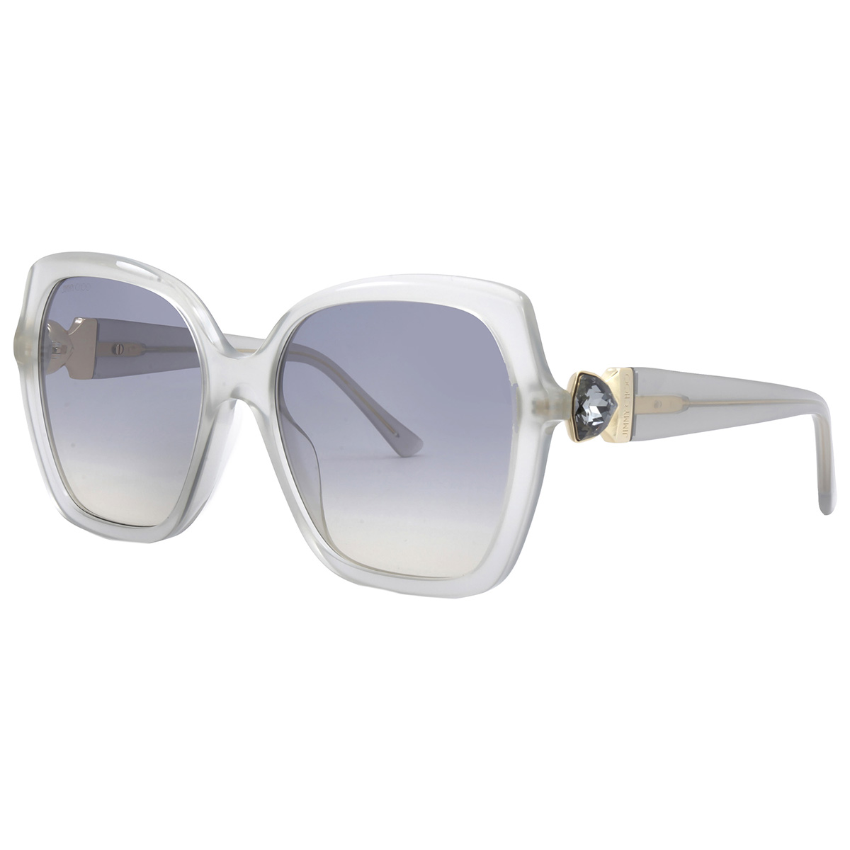 Jimmy Choo Grey Shaded Butterfly Ladies Sunglasses MANON/G/S 0KB7/FF 57 ...