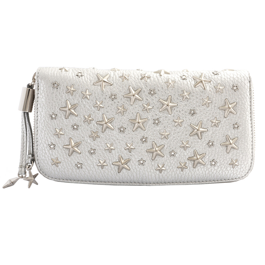 Jimmy Choo Ladies Filipa Star Studded Wallet 142 FILIPA WDS ...