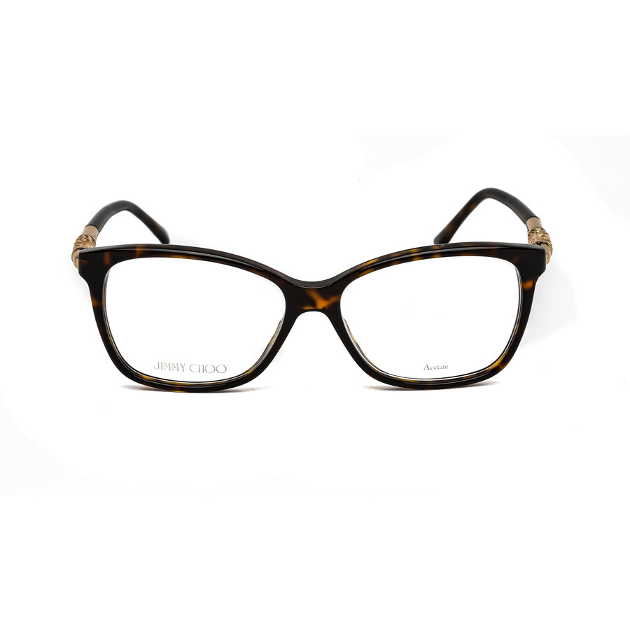 Jimmy Choo Ladies Tortoise Square Eyeglass Frames JC2920QUM0054 ...