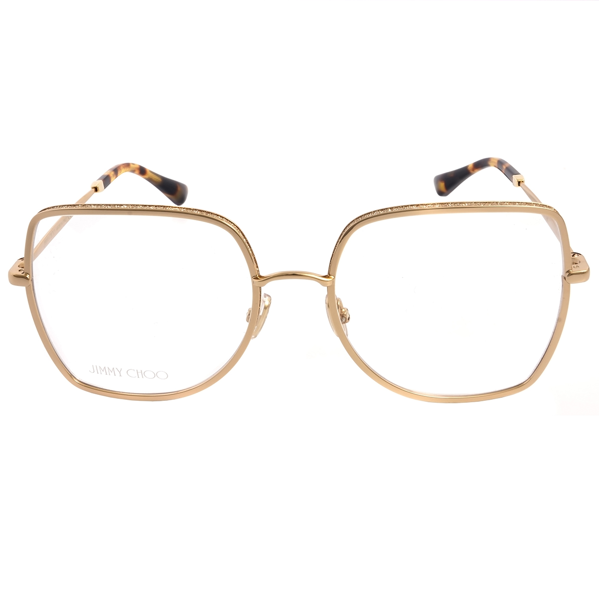 Jimmy Choo Transparent Rectangular Ladies Eyeglasses JC228 0J5G 56/18 ...