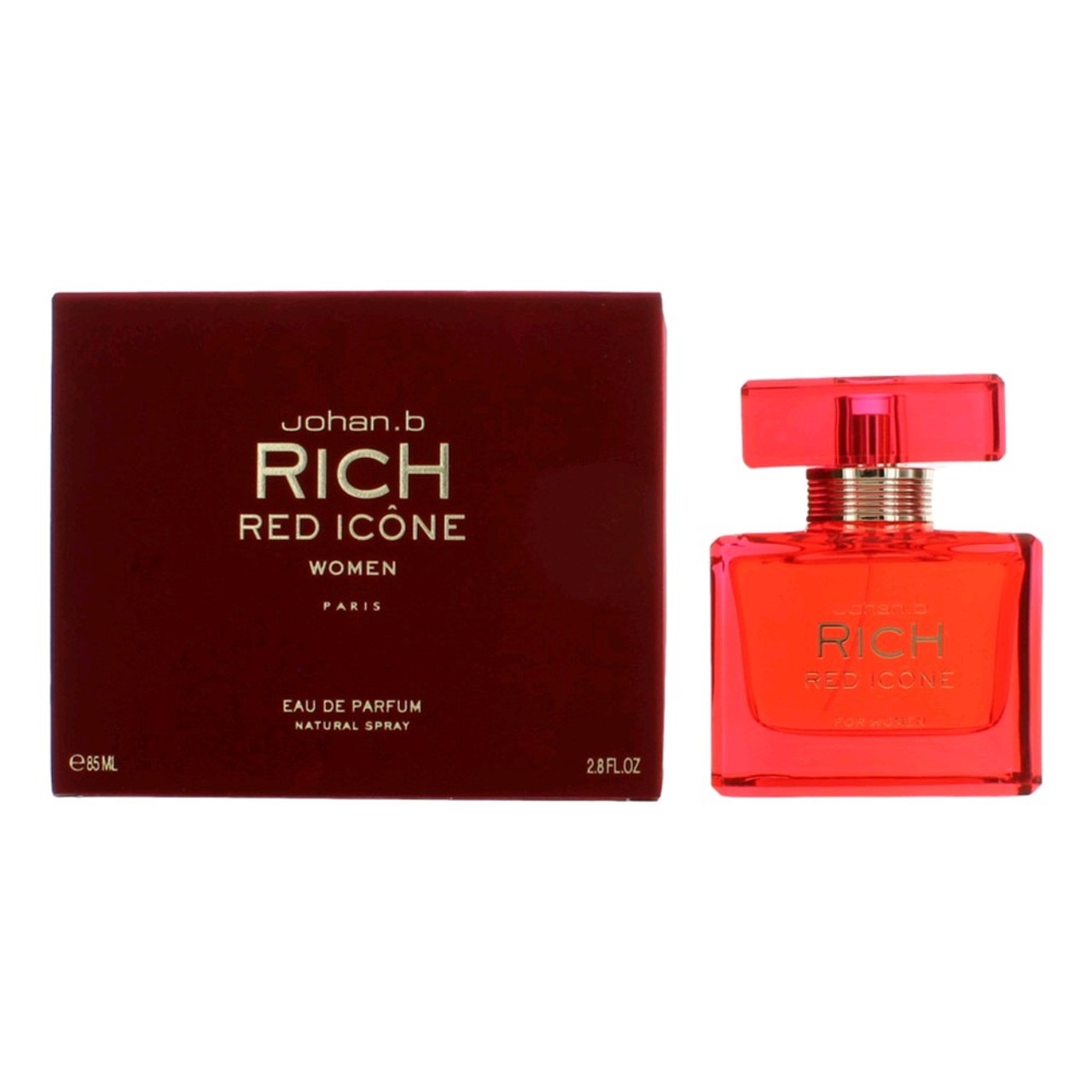 Johan B Ladies Rich Red Icone EDP Spray 2.8 oz Fragrances 3700134411075 ...