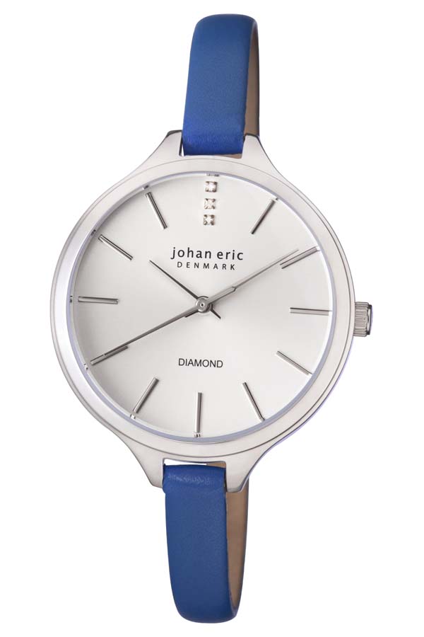 Johan Eric Herlev Slim Silver Dial Ladies Watch JE2100-04-001.3L ...