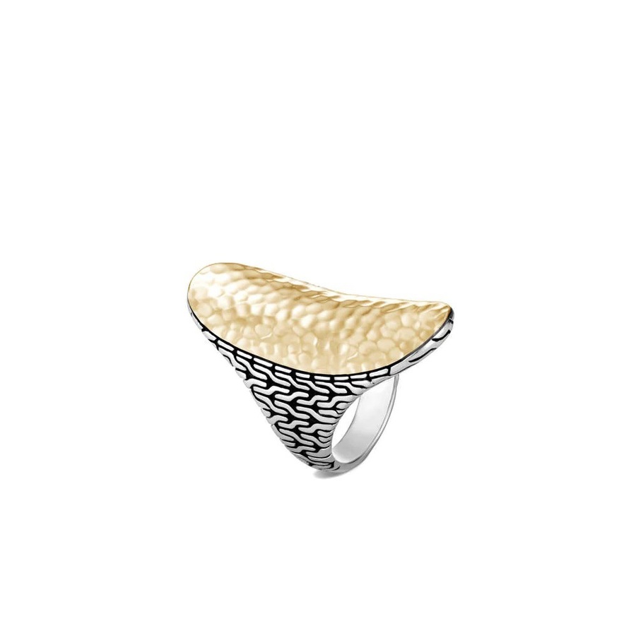 John Hardy Classic Chain Hammered Saddle Ring Size 7 - RZ90605 ...