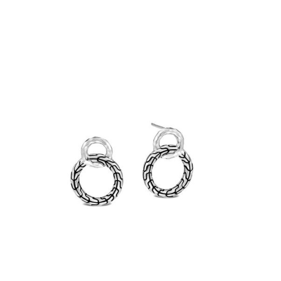 John Hardy Classic Chain Silver Interlinking Stud Earring - EB90580 ...