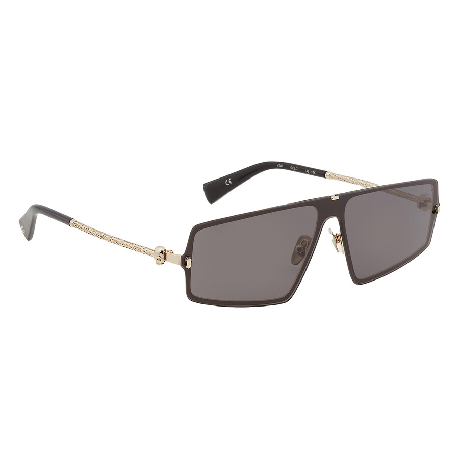 John Varvatos Grey Shield Men's Sunglasses V545 GOL 146 751286343472 ...