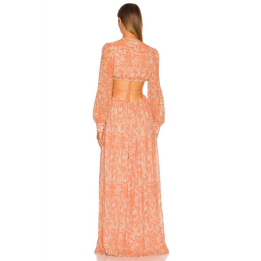 Jonathan Simkhai Ladies Priya Dress Melon Leafy Floral, Size 6 126611 ...