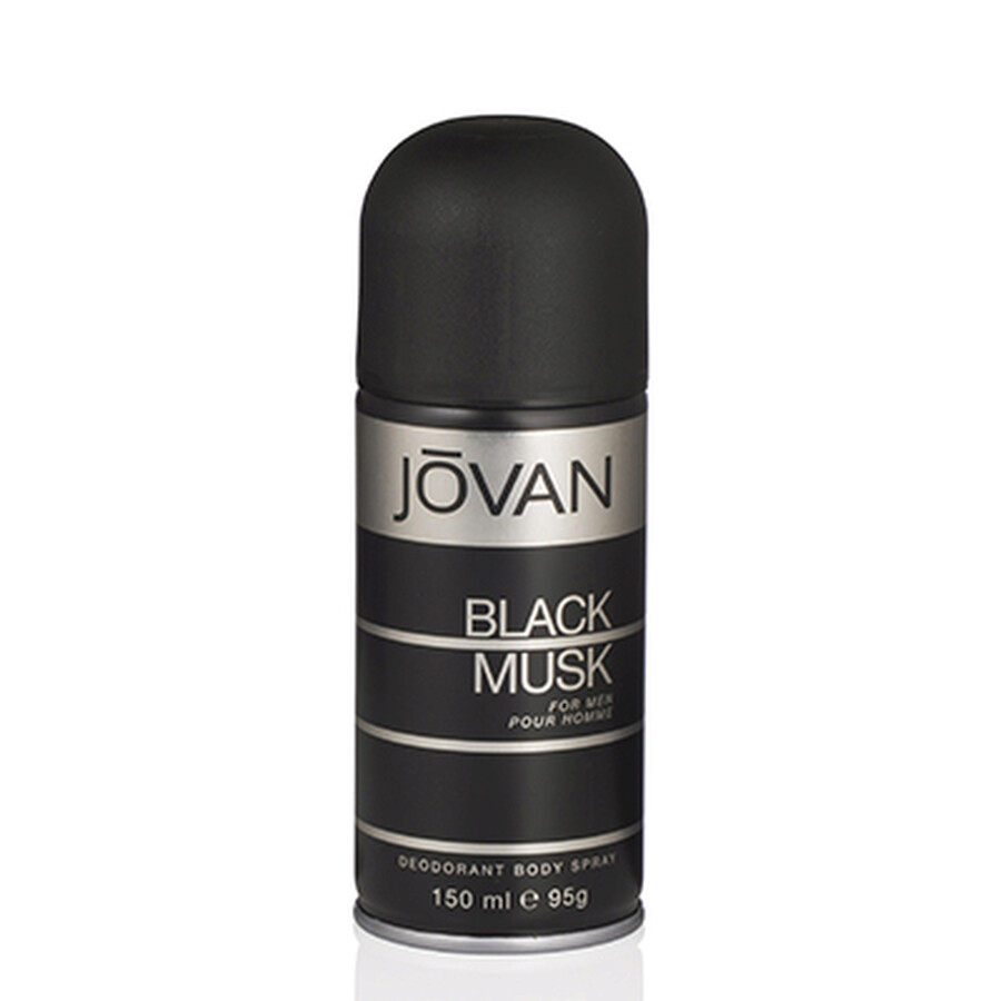 Jovan Black Musk by Jovan Deodorant Spray 5.0 oz (150 ml) (m ...