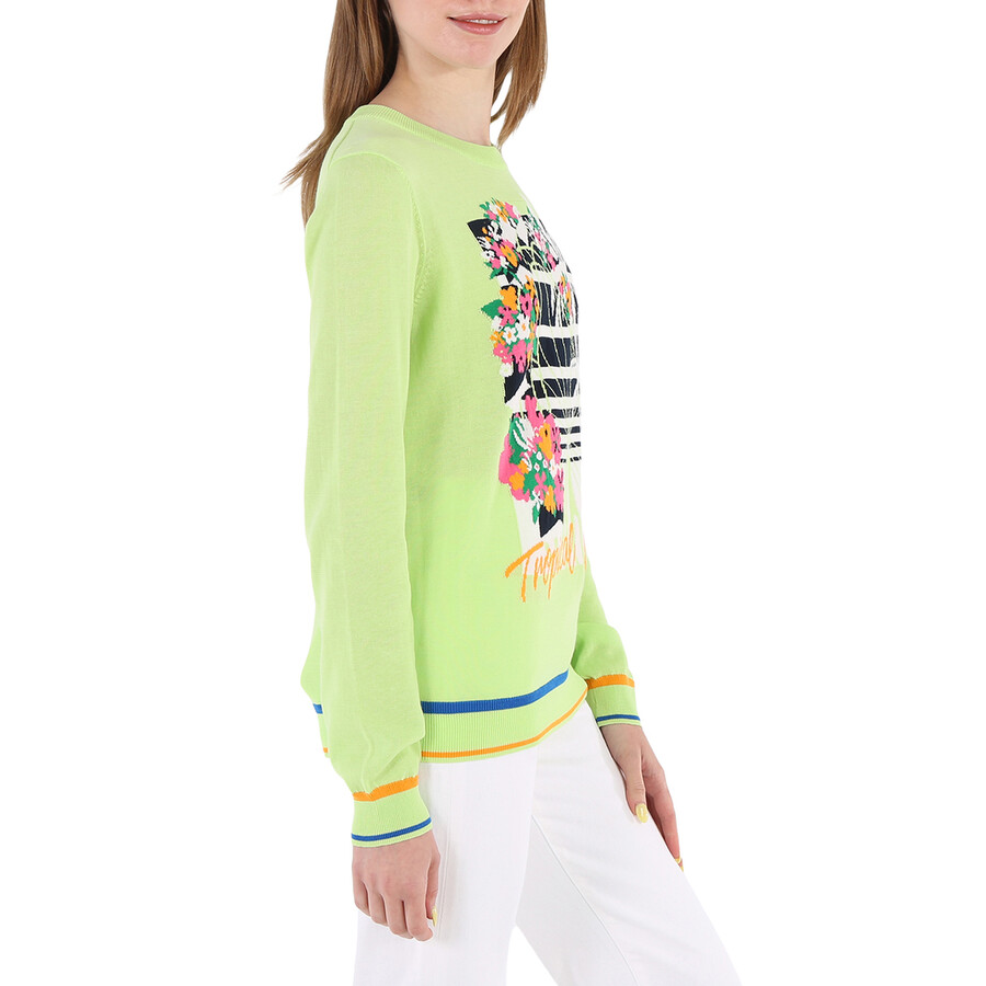 Jwon J-WON Tropical Pullover in Green, Size X-Small JWSS19-K03003-52JQ ...
