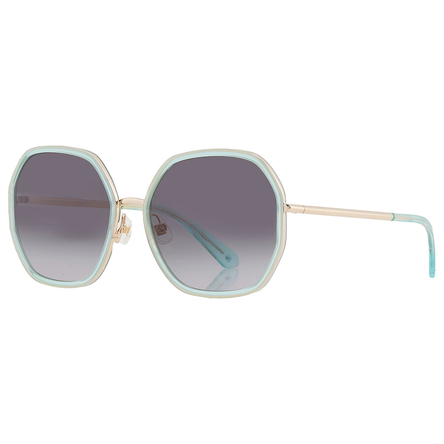 Kate Spade Dark Grey Gradient Geometric Ladies Sunglasses NICOLA/G/S ...