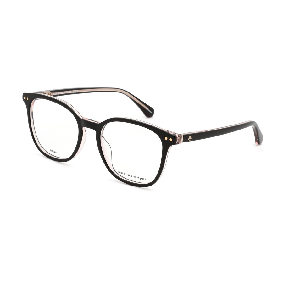 Kate Spade Ladies Black Rectangular Eyeglass Frames Hermione/G8070052 716736386034 - Eyeglasses ...