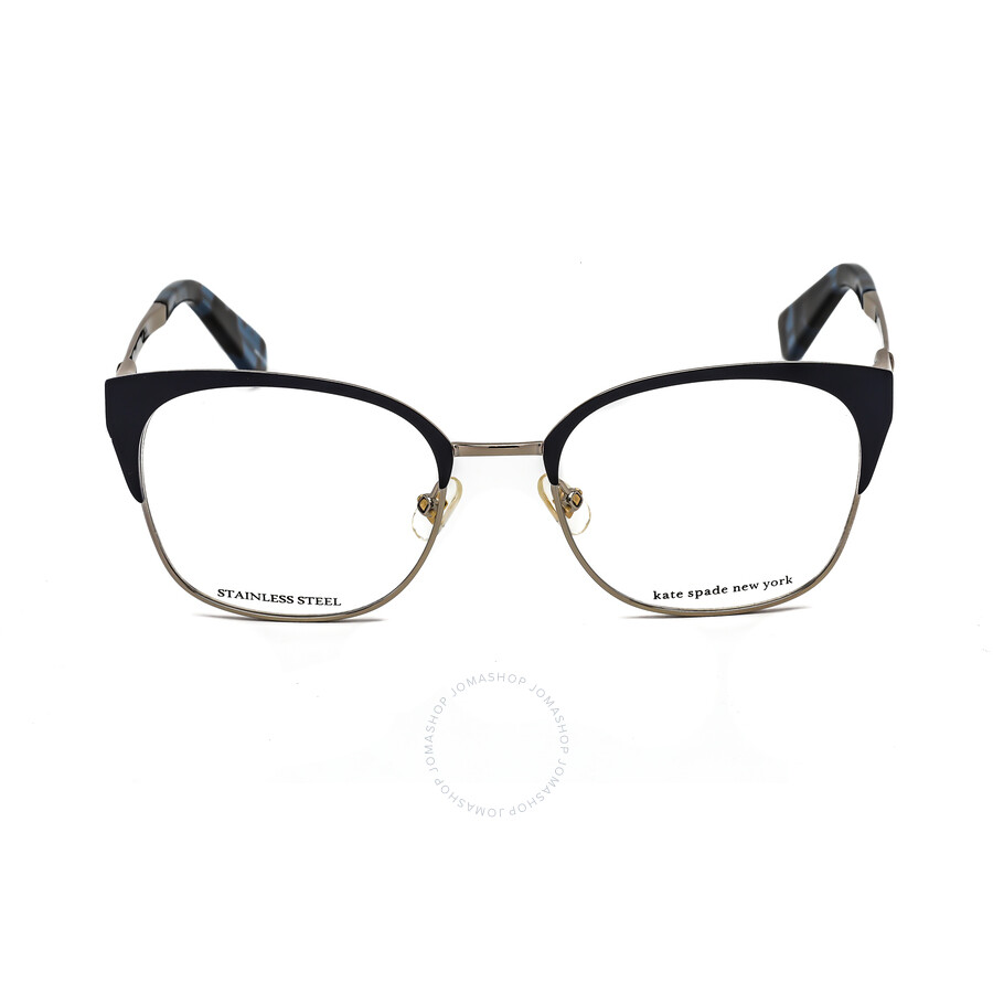 Kate Spade Ladies Blue Rectangular Eyeglass Frames Kalie0pjp0051
