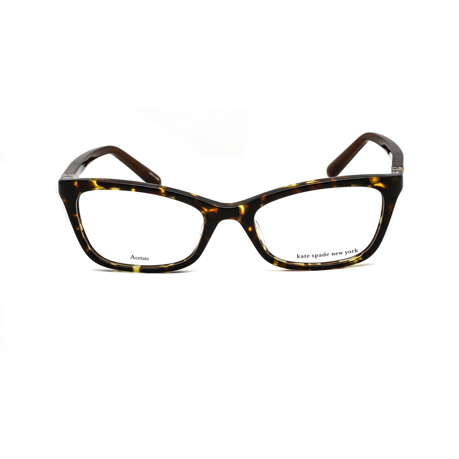Kate Spade Ladies Tortoise Rectangular Eyeglass Frames Delacy0RRW0050 ...